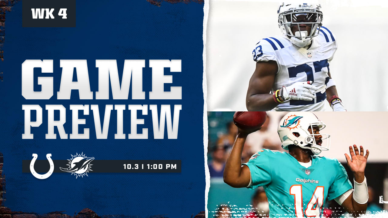 Game Preview: Colts at Dolphins