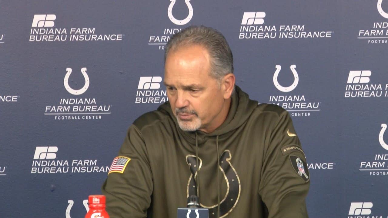 Coach Pagano Full Press Conference: 11-4-2016