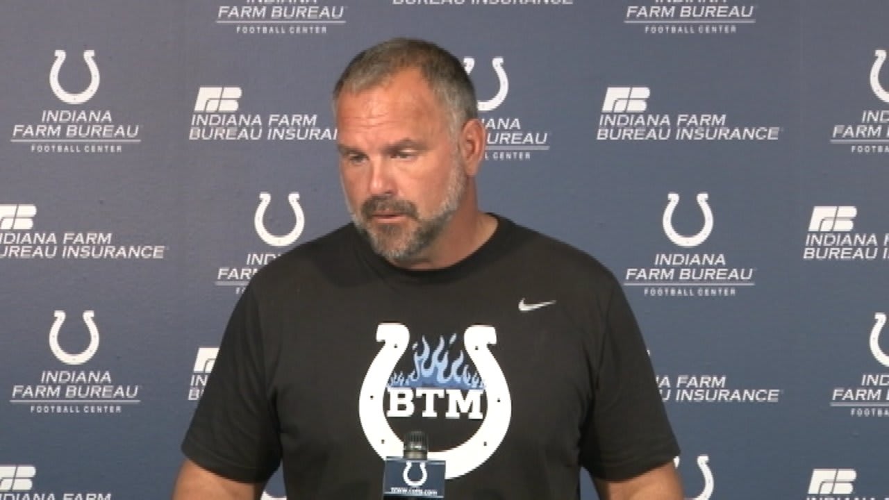 Manusky: "His progression is good"