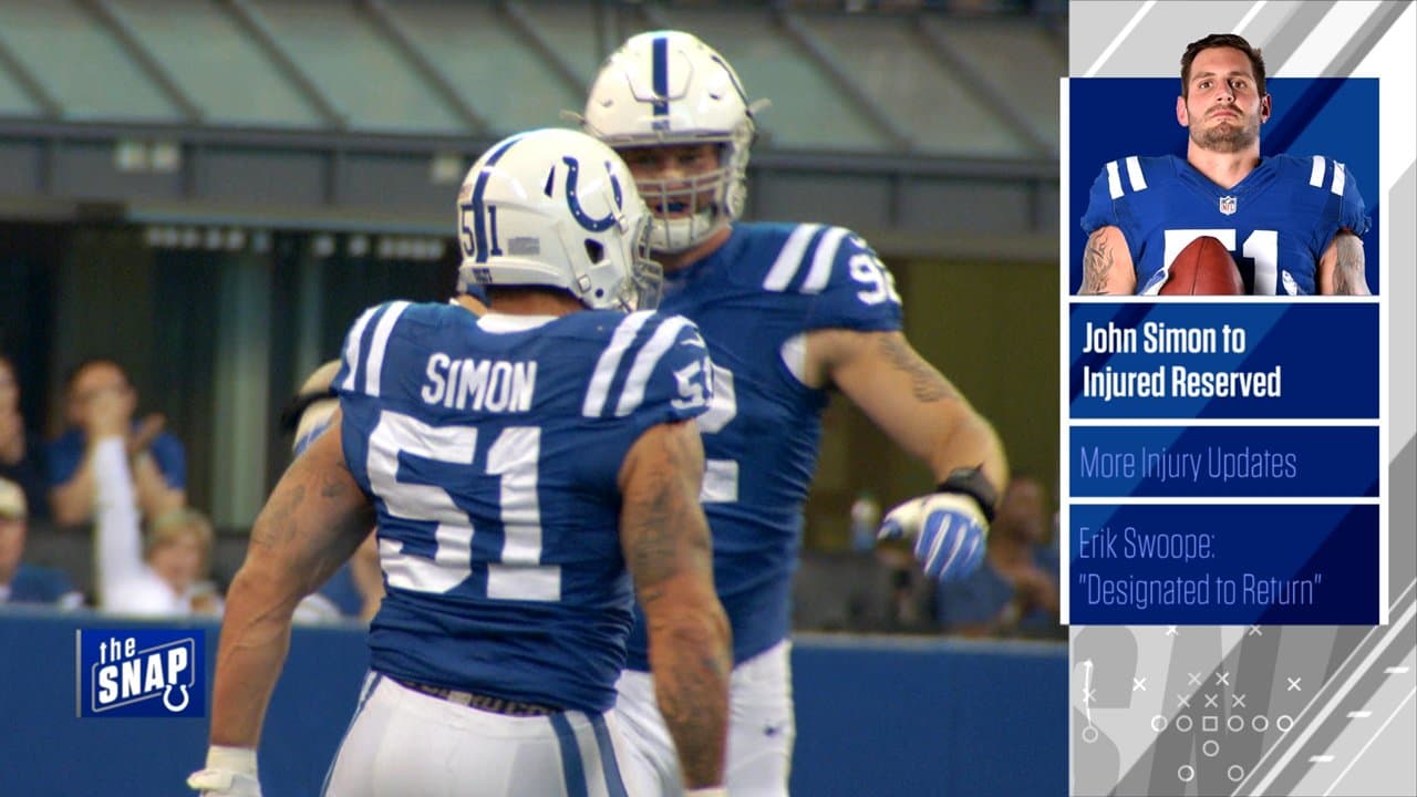 The Snap: John Simon Moved To IR Opens Up Opportunity for Rookie Tarell ...