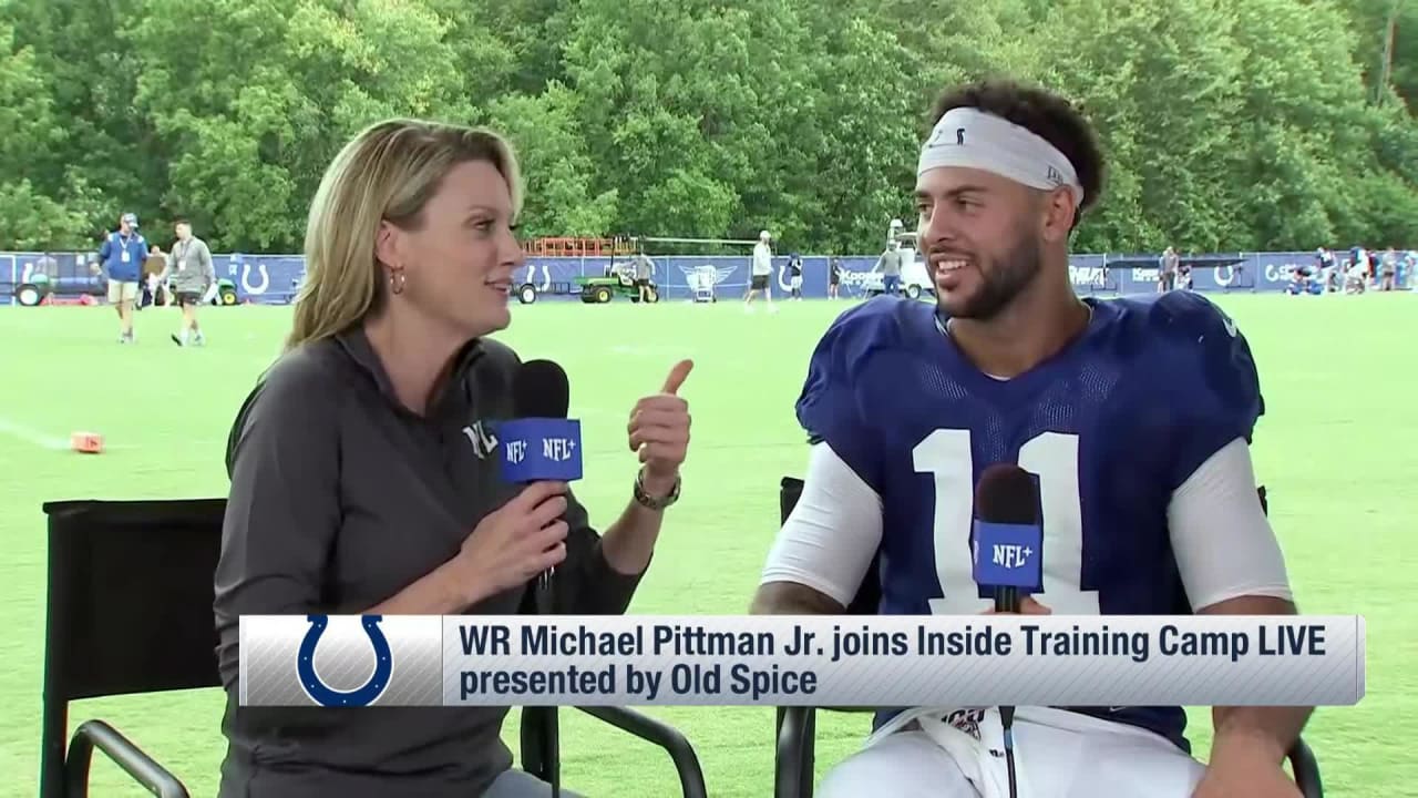Michael Pittman Jr. joins 'Inside Training Camp Live' and talks Anthony ...