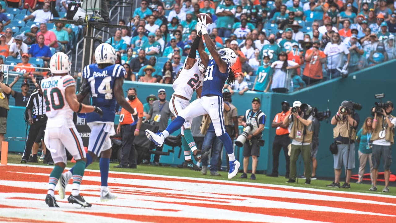 Colts TE Mo Alie-Cox on Sunday earned his first-career two-TD performance
