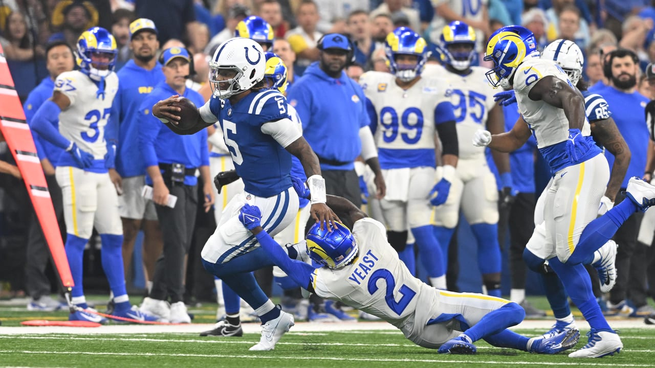 HIGHLIGHT | Anthony Richardson enters turbo boost on 23-yard run vs. Rams
