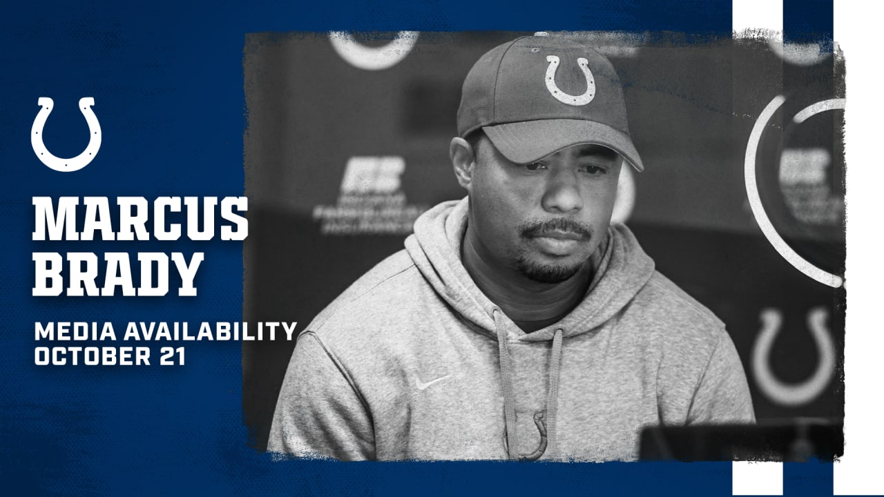 Colts quarterbacks coach Marcus Brady on Jacob Eason