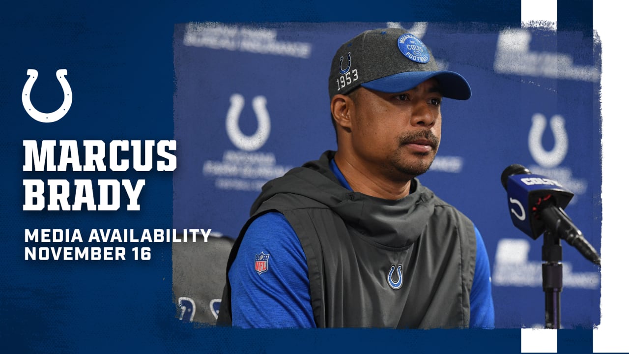 OC Marcus Brady: Colts at Bills, Week 11