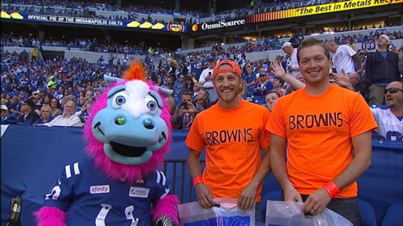 Blue Welcomes Browns Fans
