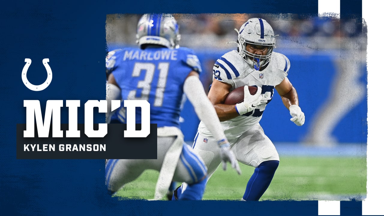 Mic'd Up: Kylen Granson In Preseason Finale