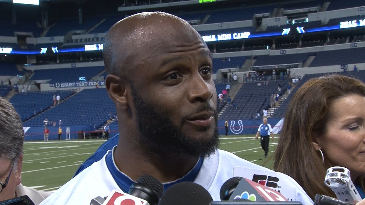 Colts Mini-Camp: Mike Adams at Lucas Oil Stadium