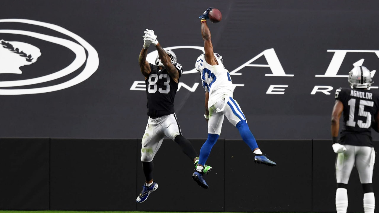 HIGHLIGHT | Kenny Moore II Comes Up With One-Handed Interception In Endzone