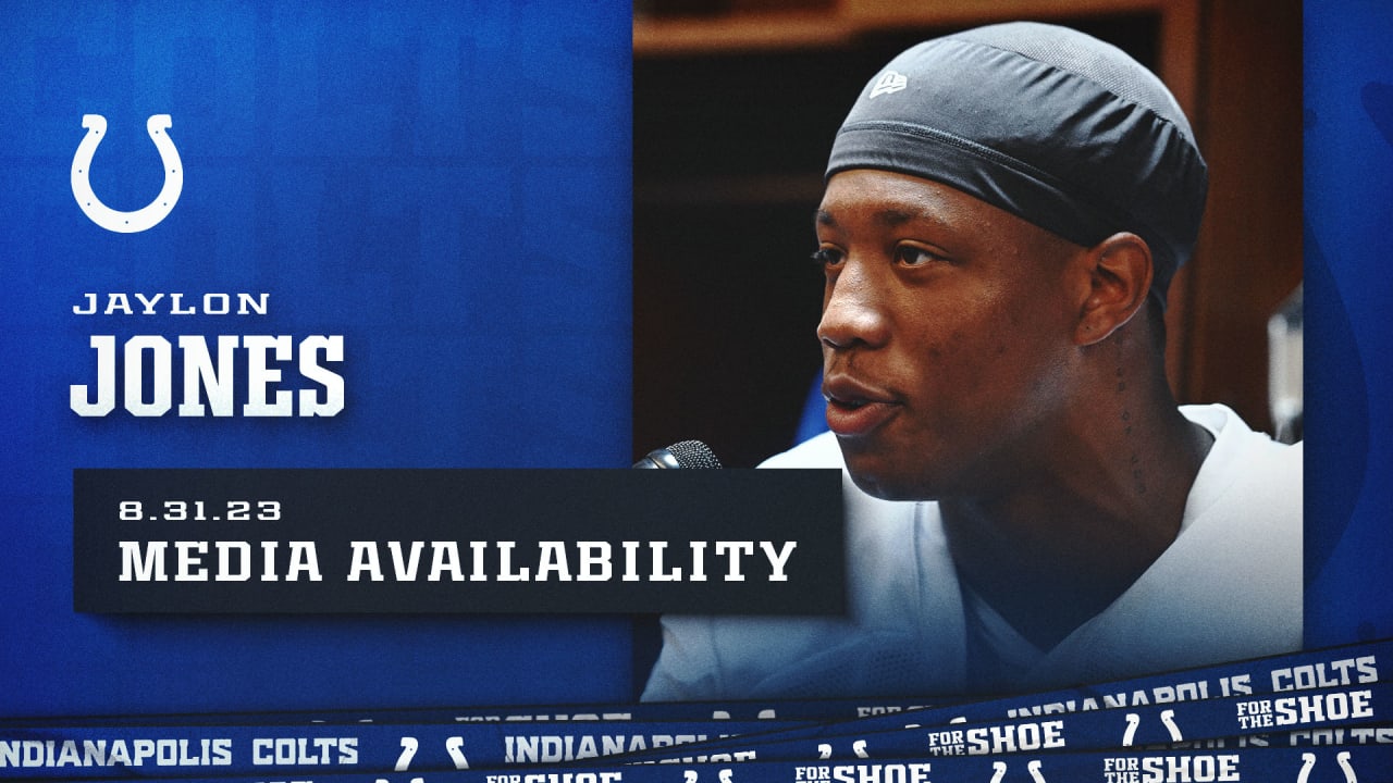 Jaylon Jones: Media availability, August 31
