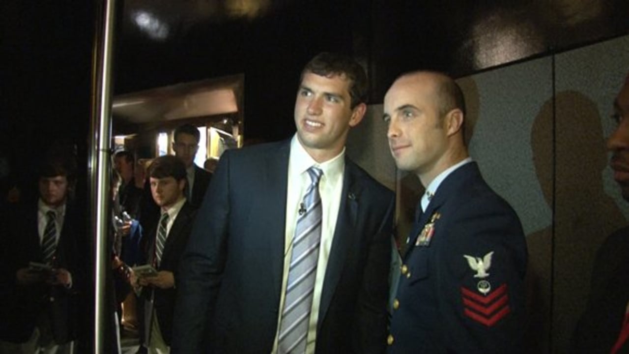 Andrew Luck Behind the Scenes Draft Night