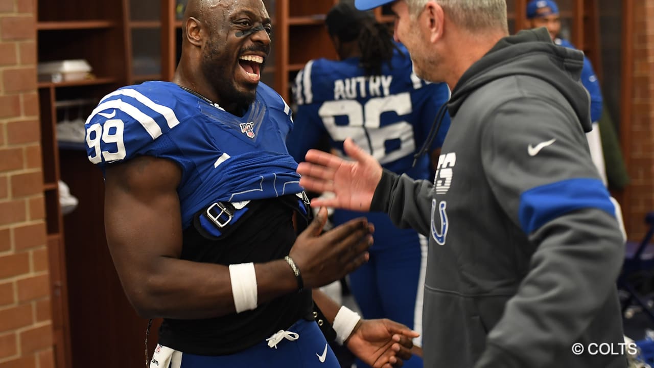 Locker Room Celebration: Colts vs. Broncos