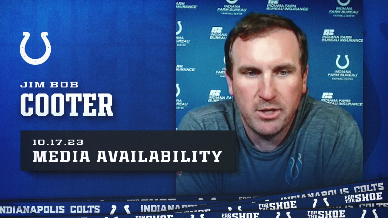 OC Jim Bob Cooter: Colts vs. Browns, Week 7
