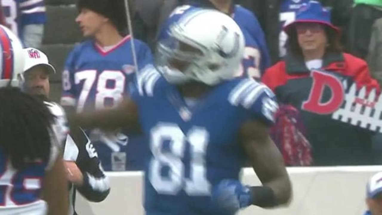 Andre Johnson makes first catch as a Colt