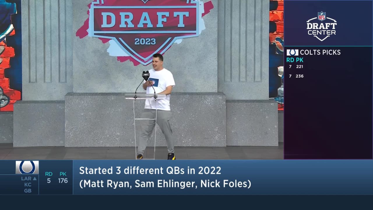 Colts select Evan Hull with No. 176 pick in 2023 draft