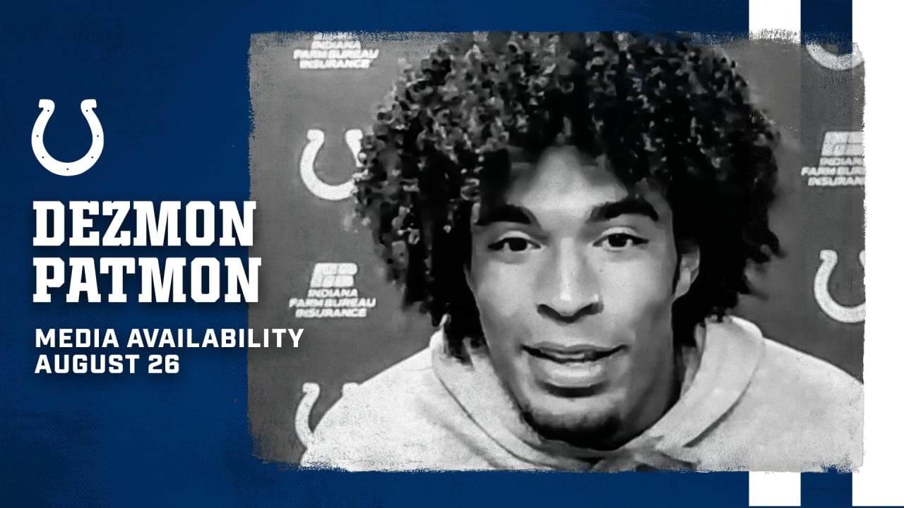 Colts Rookie WR Dezmon Patmon on coming in to camp prepared, learning ...