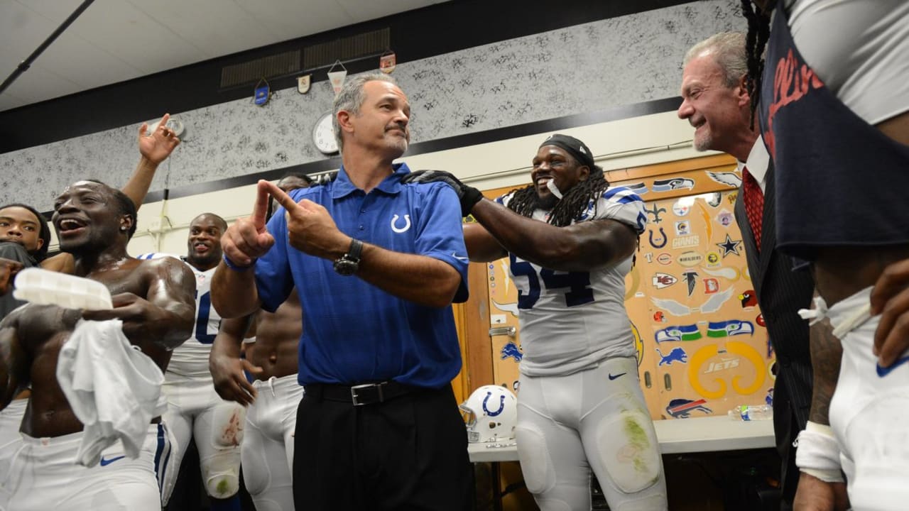 Colts vs 49ers (Behind the Scenes) - Locker Room Celebration