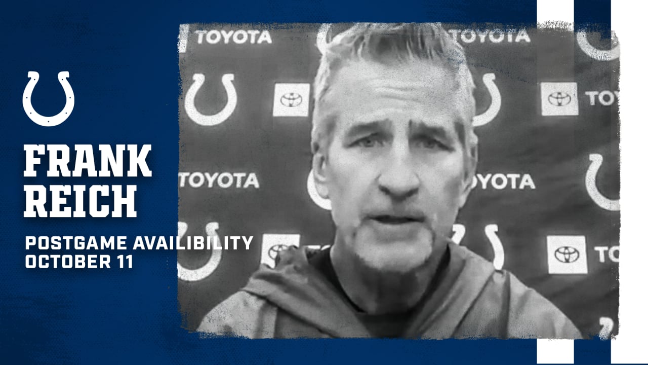 Colts HC Frank Reich on team's performance in Week 5