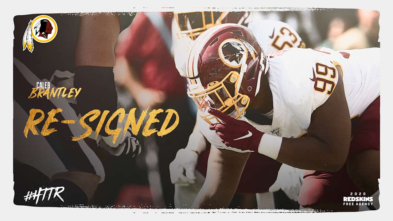 Redskins Re-Sign DL Caleb Brantley