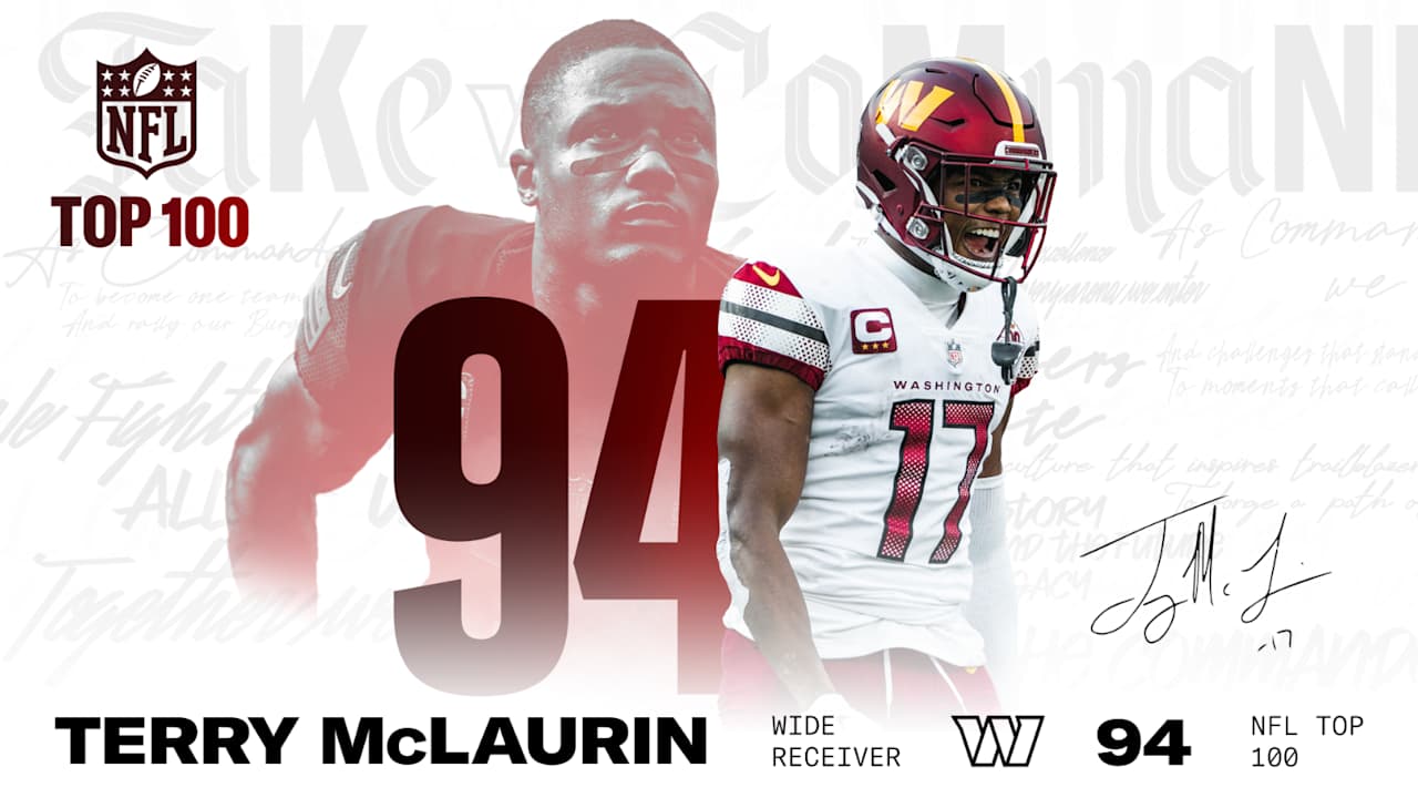 Terry McLaurin ranked No. 94 on NFL's Top 100 players of 2023 list