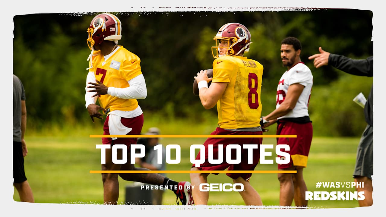 Top 10 Quotes: Redskins-Eagles Practice Week