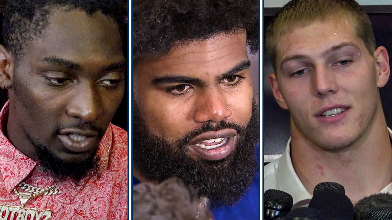 Locker Room Reaction: Cowboys Defeat Lions At Home Locker Room Reaction: Cowboys Defeat Lions At Home