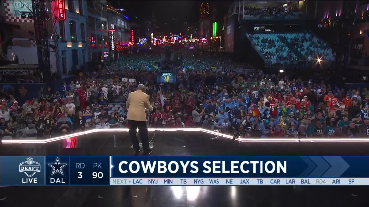 Cowboys Select G Connor McGovern With Pick 90