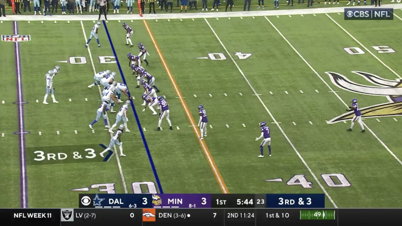 Dak Prescott Pinpoints Gallup for 18-yards vs MIN