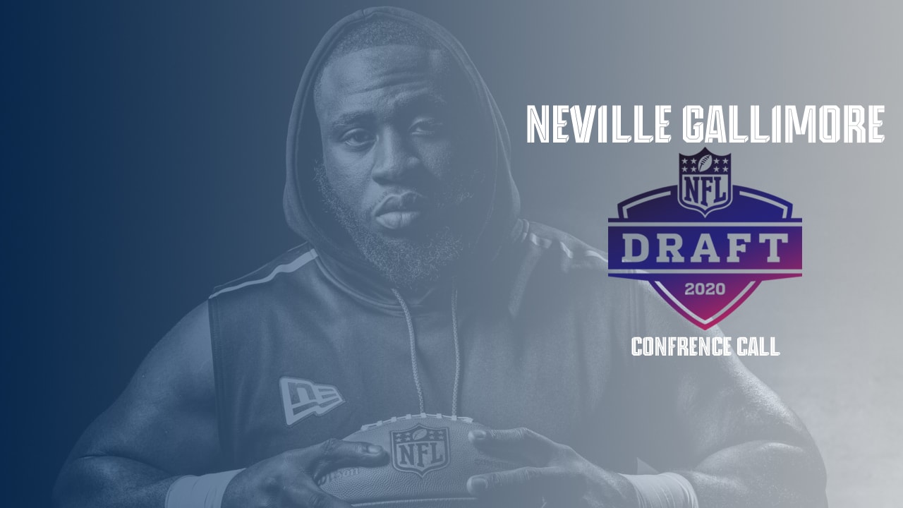 Neville Gallimore Draft Pick Conference Call | 2020