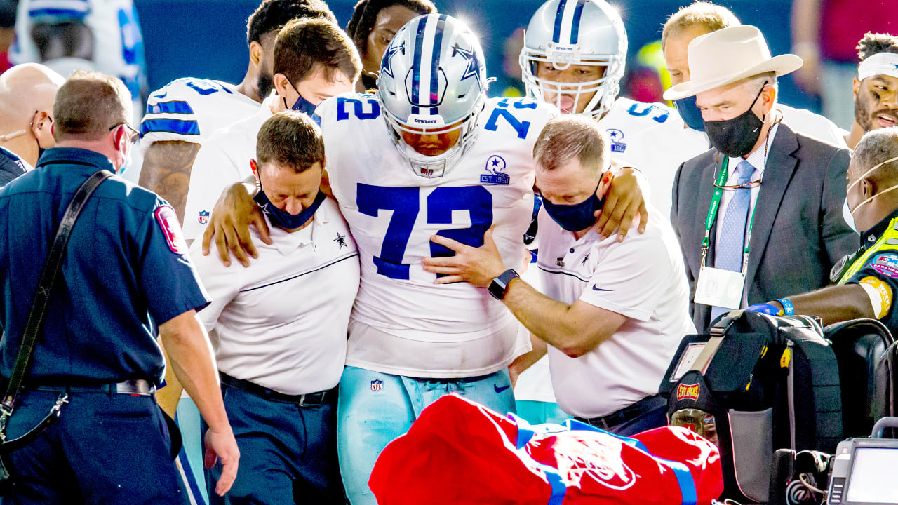 Tackle defensivo Trysten Hill fuera por el resto del año