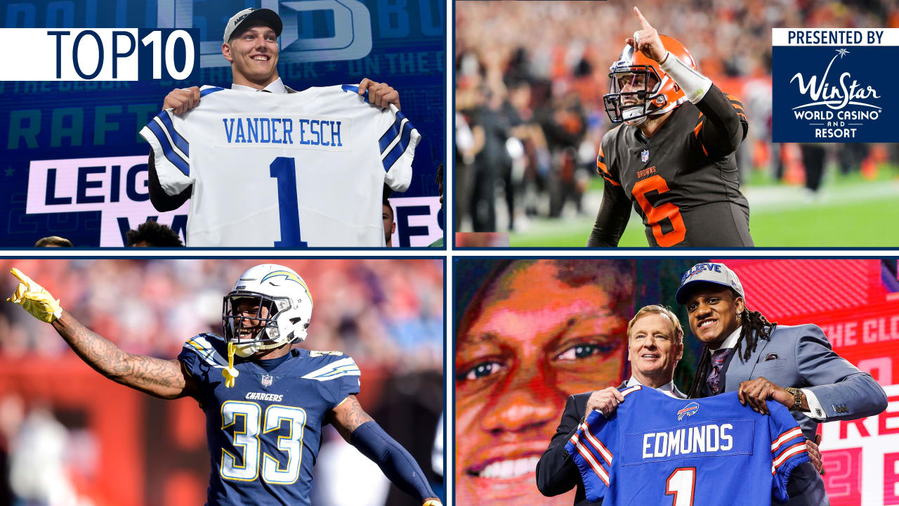 Top 10: Ranking The Best First Round Picks