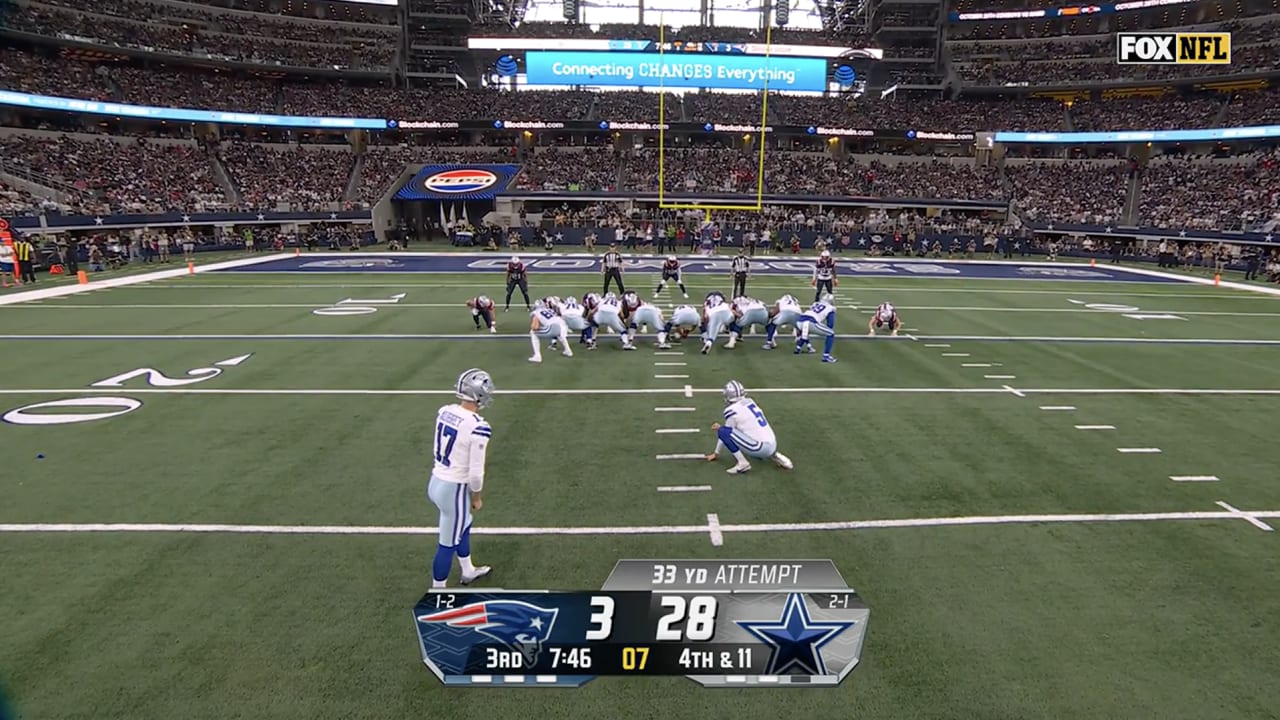 Brandon Aubrey's 33-yard FG Extends Cowboys' Lead