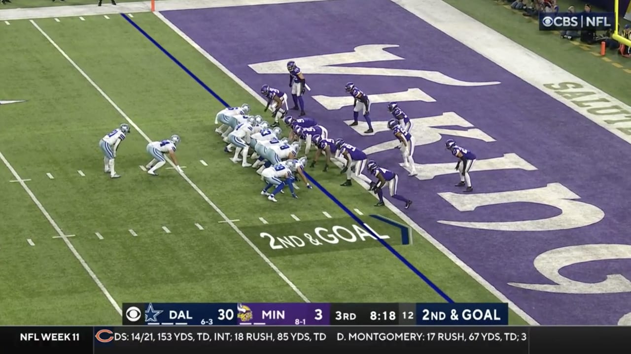 Ezekiel Elliott Scores Second Goal-Line TD