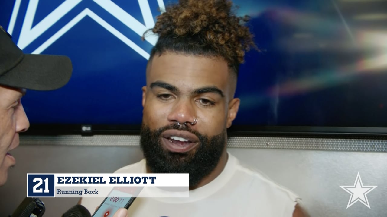 Ezekiel Elliott Postgame Week 4 | #WASvsDAL