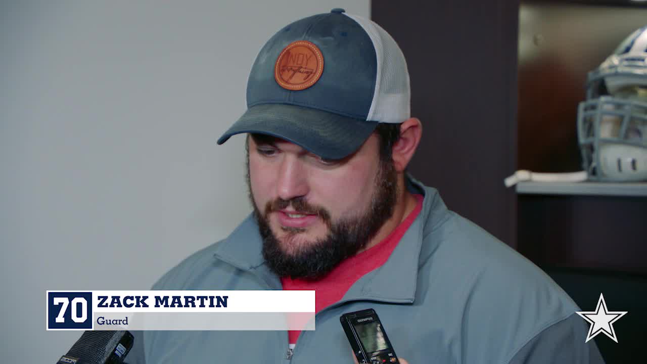 Zack Martin: Confident in Backups