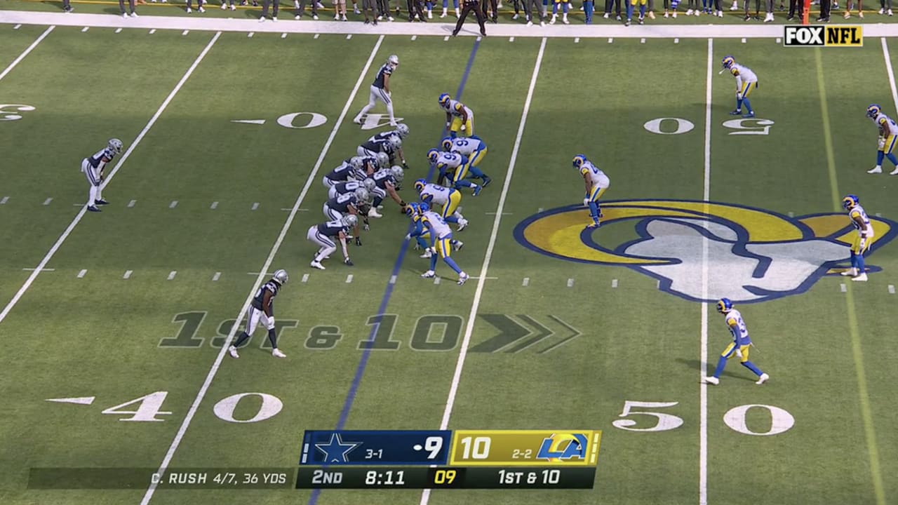Tony Pollard Leaves Rams in His Dust on 57-yard TD