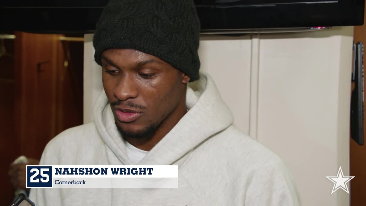Nashon Wright Postgame Week 17 | #DALvsTEN