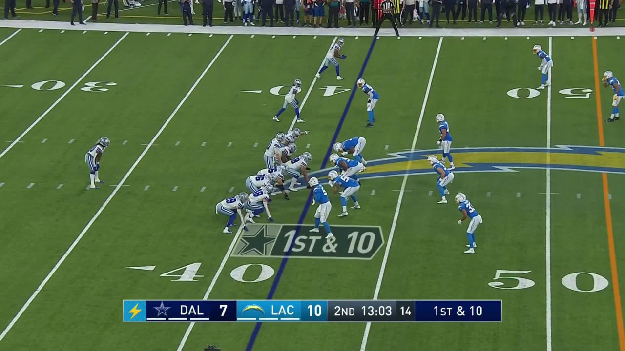 Jalen Tolbert Goes Downstairs to Gaul 19-yard Grab