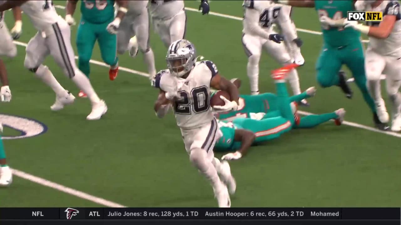Tony Pollard Gets His Rushing First TD of 2019