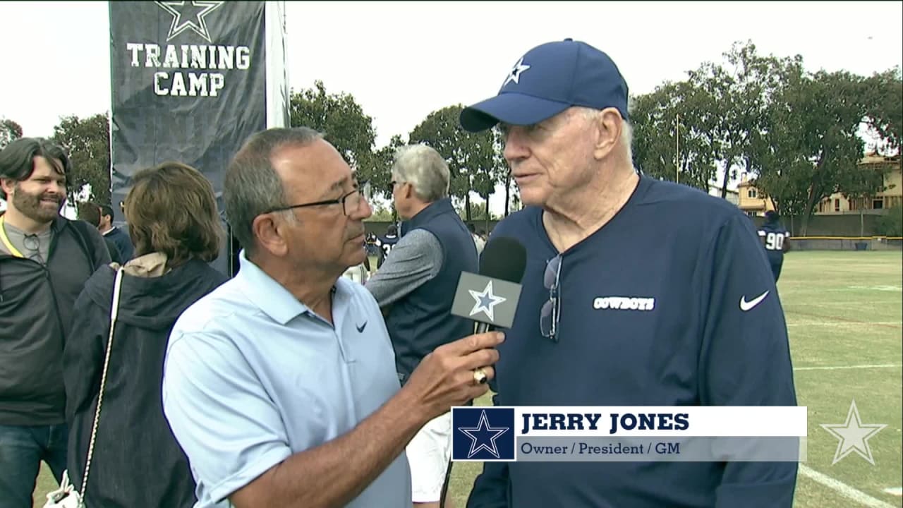 Blue/White Scrimmage: Jerry Jones Interview