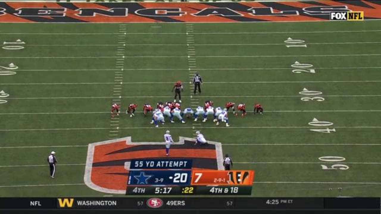 Zuerlein Launches 55-yard FG Through the Uprights