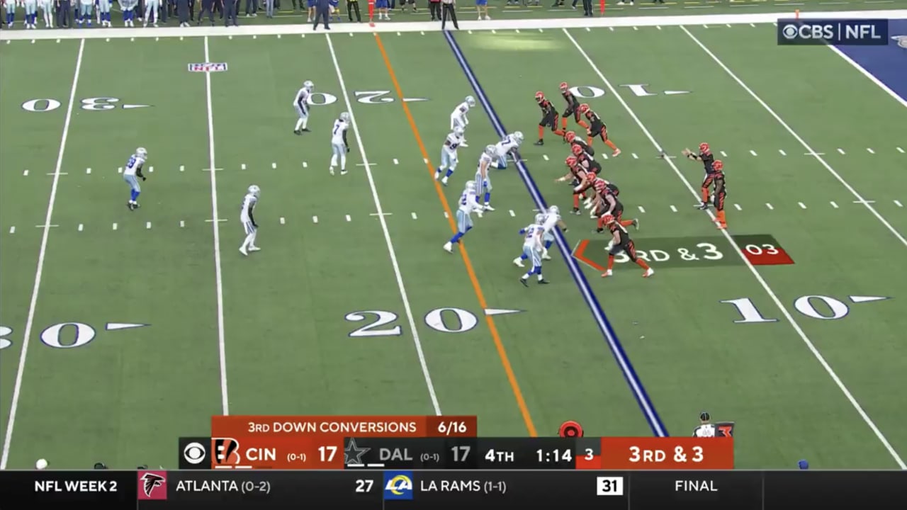 Trevon Diggs Makes Pivotal 3rd-down Tackle