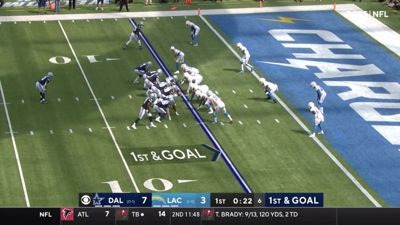 Zack Martin Paves the way for Zeke's 1st rush TD