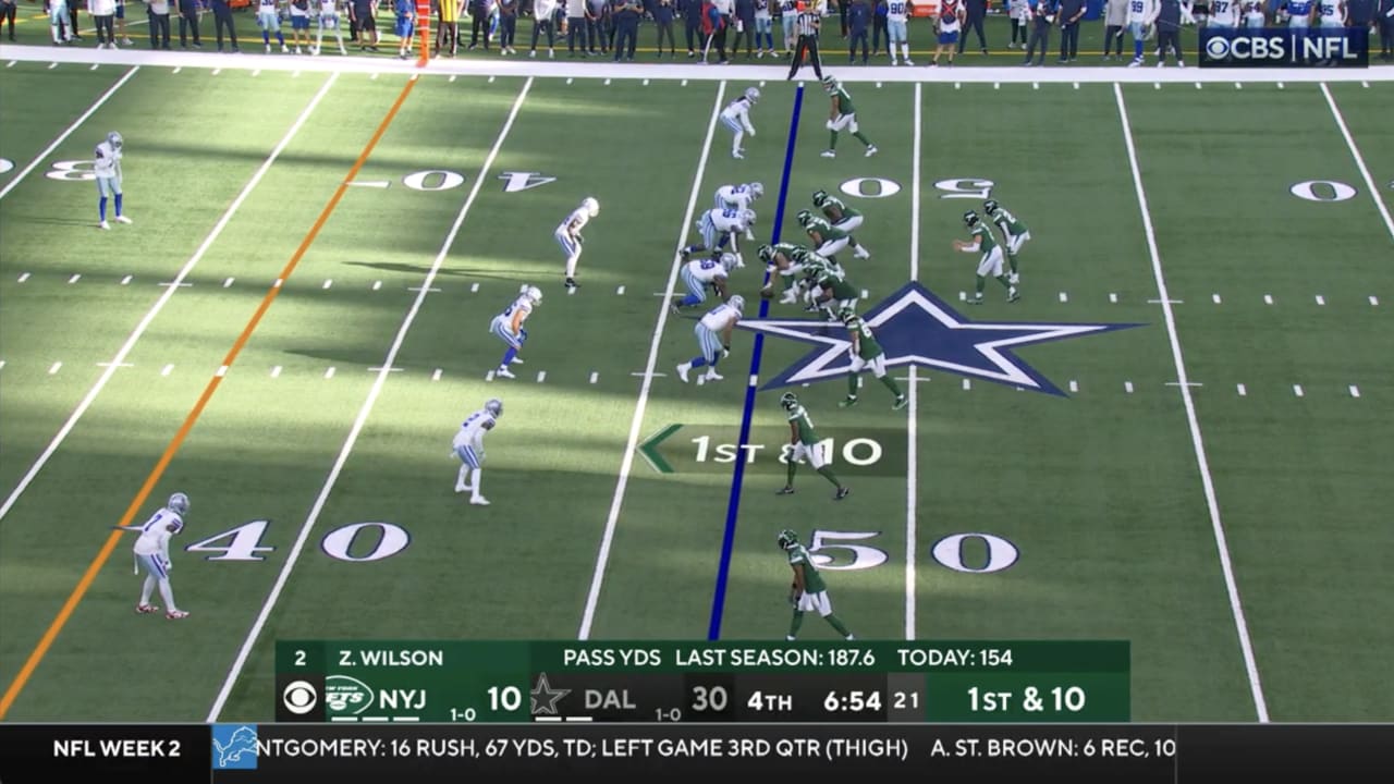 Micah Parsons Infiltrates Backfield Again for 2nd Sack