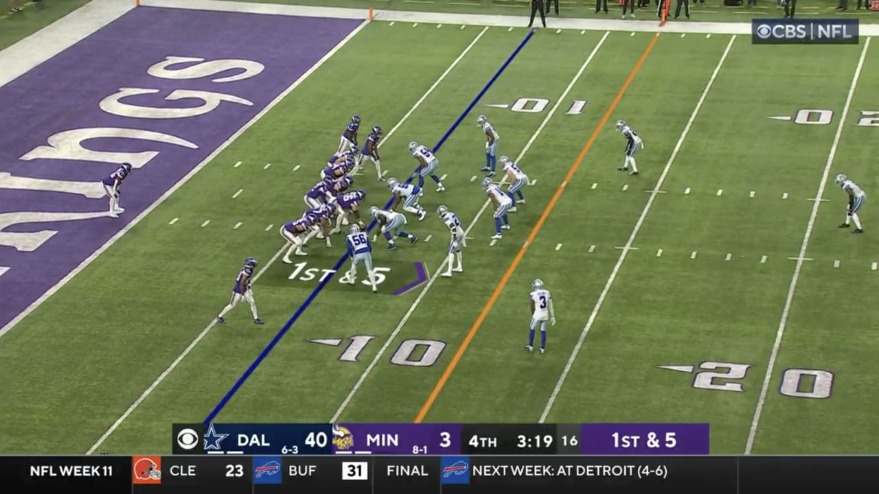 Sam Williams' Suplex Tackle on Mattison