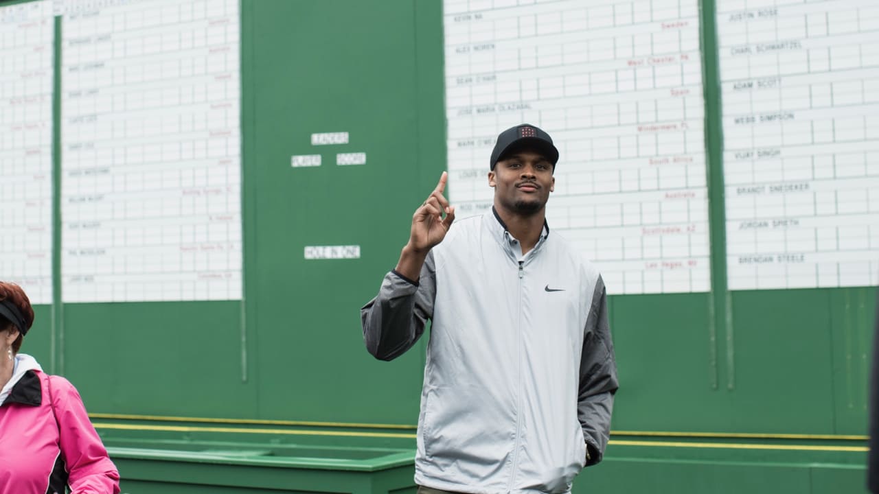 CowBuzz: Brice Butler Visits The Masters Golf Tournament At Augusta
