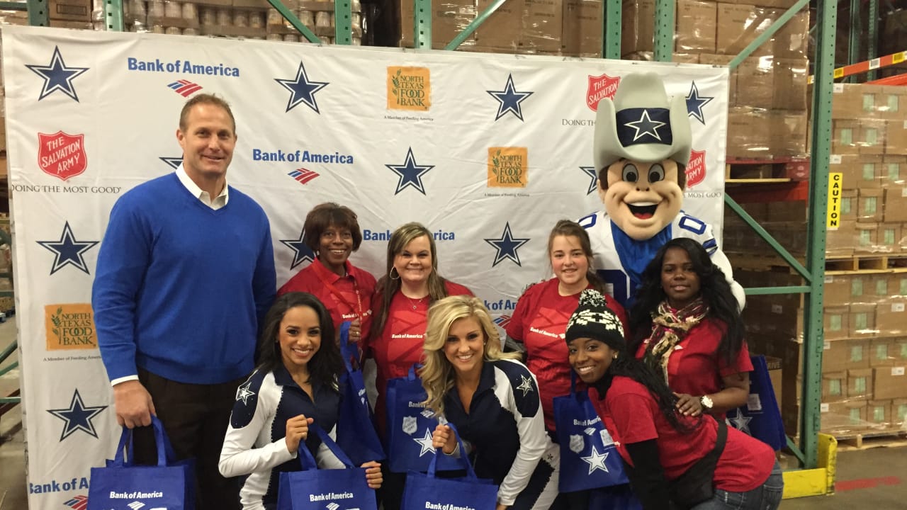 Cowboys, Bank of America Come Together To Help Families In Need During ...