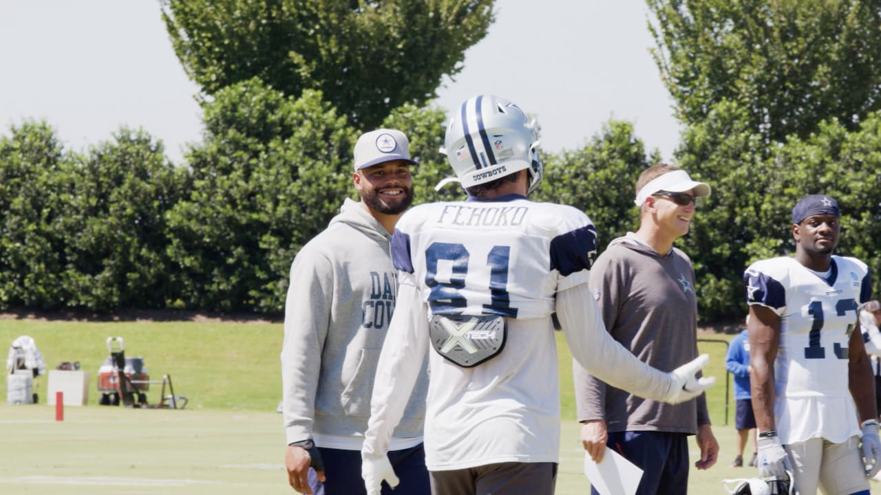 Inside Access: Dak Prescott Visits Practice