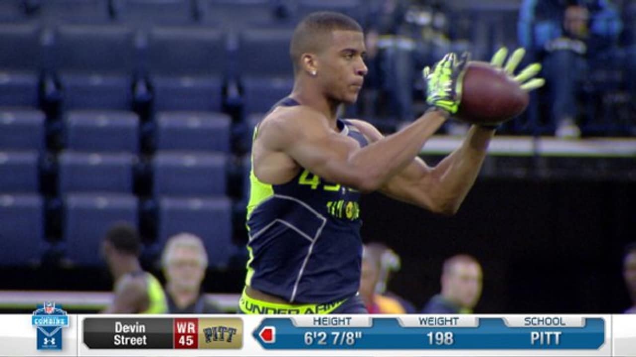 Devin Street WR, Pittsburgh Combine Workout