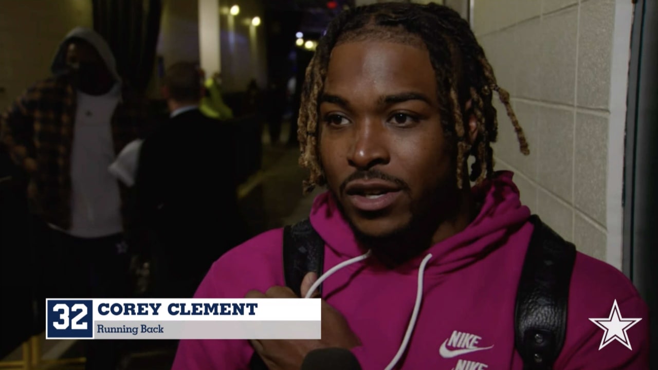 Corey Clement Postgame Week 18 | #DALvsPHI